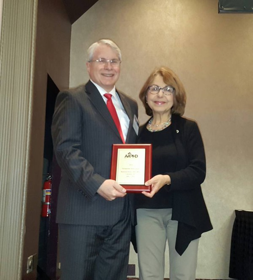 Kuthy receives 2016 AAPHD Distinguished Service Award | Iowa Now - The ...