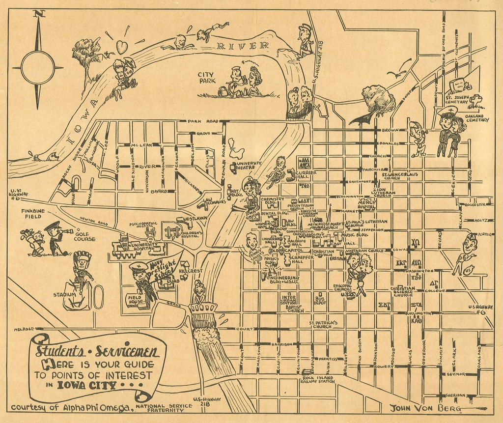 Old Gold: Exploring history through maps | Iowa Now - The University of ...