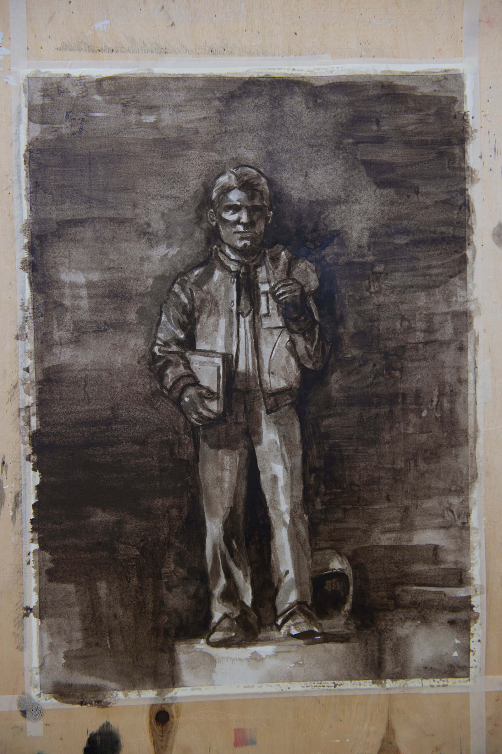 Kinnick on canvas | Iowa Now - The University of Iowa