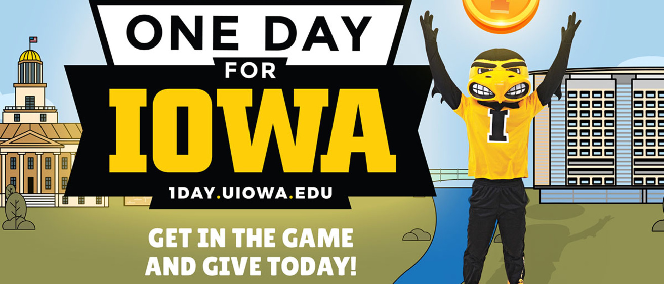 Get in the Game on One Day for Iowa | Iowa Now - The University of Iowa